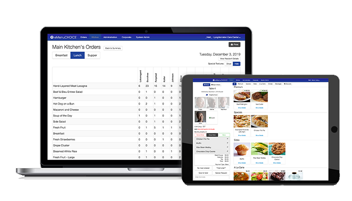 Flexible Delivery Options - eMenuCHOICE