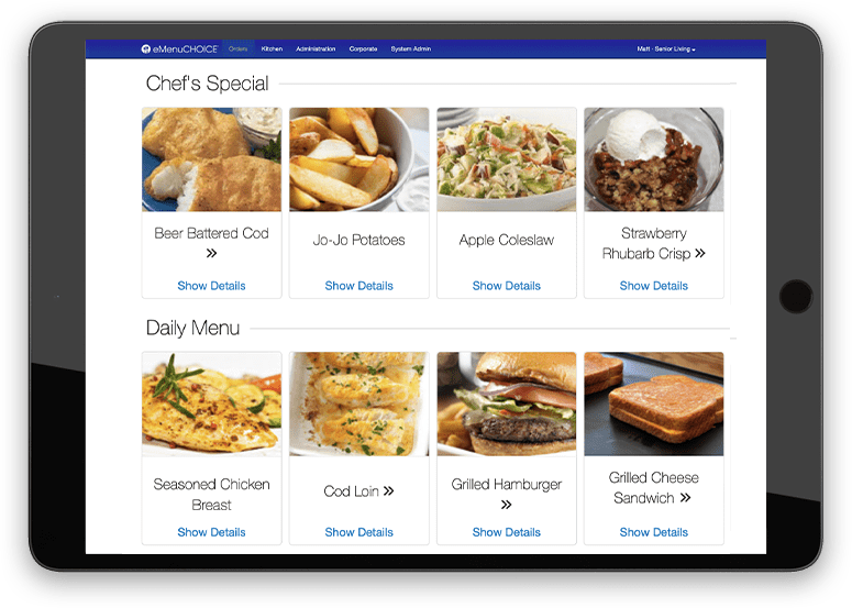 Provide Scratch-Made Menus - eMenuCHOICE